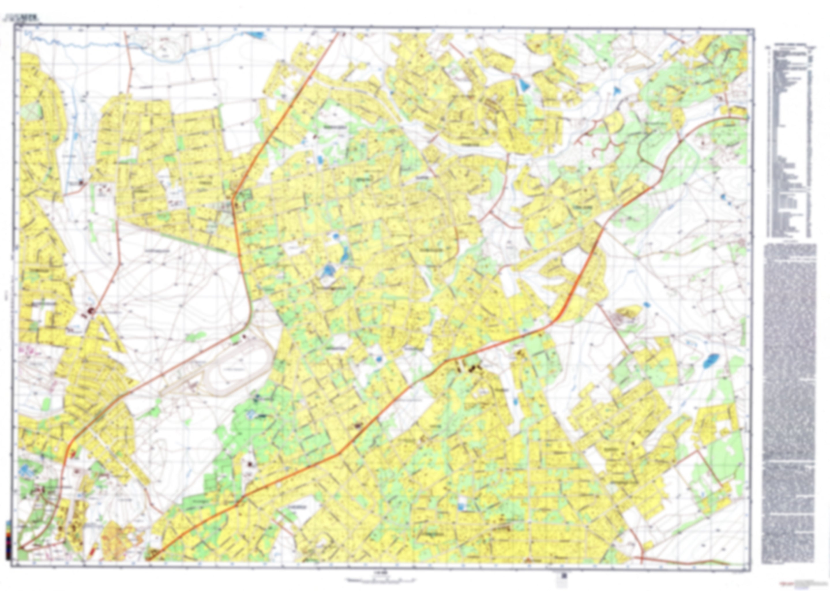 Harare 2 (Zimbabwe) - Soviet Military City Plans – Longitude Maps