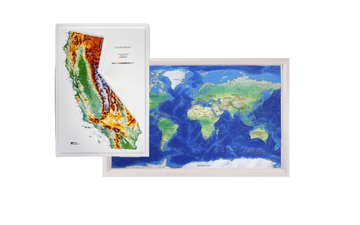 Raised Relief Maps – Longitude Maps