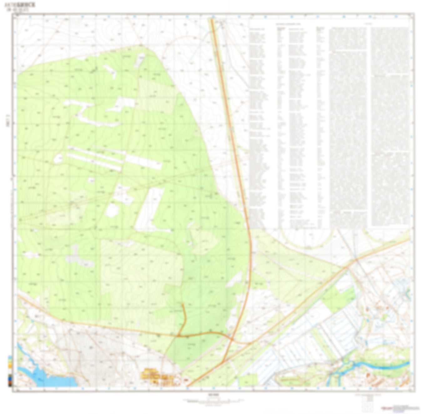 Aktyubinsk 2 (Kazakhstan) - Soviet Military City Plans – Longitude Maps