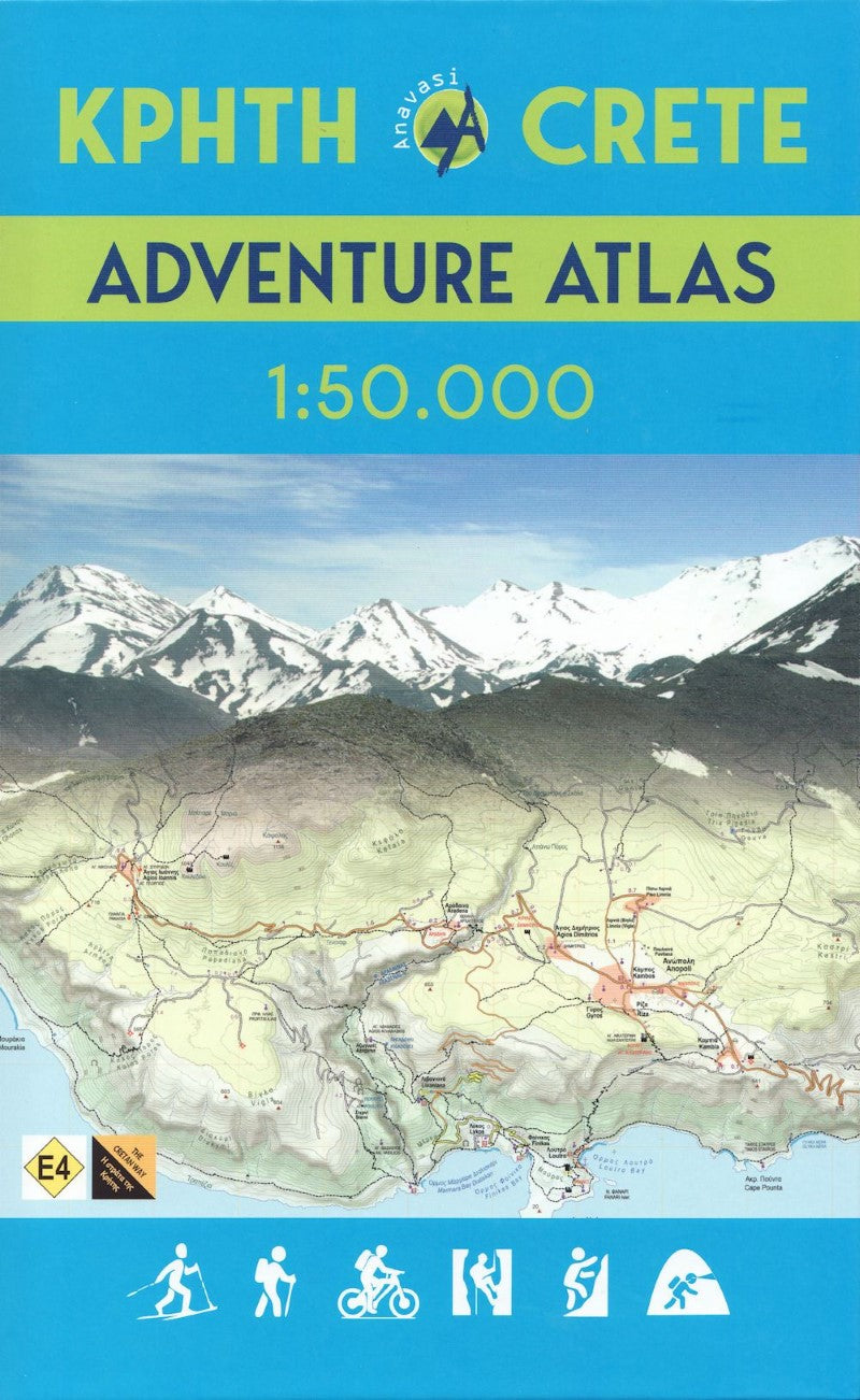 Crete Adventure Atlas (1:50 000) – Longitude Maps