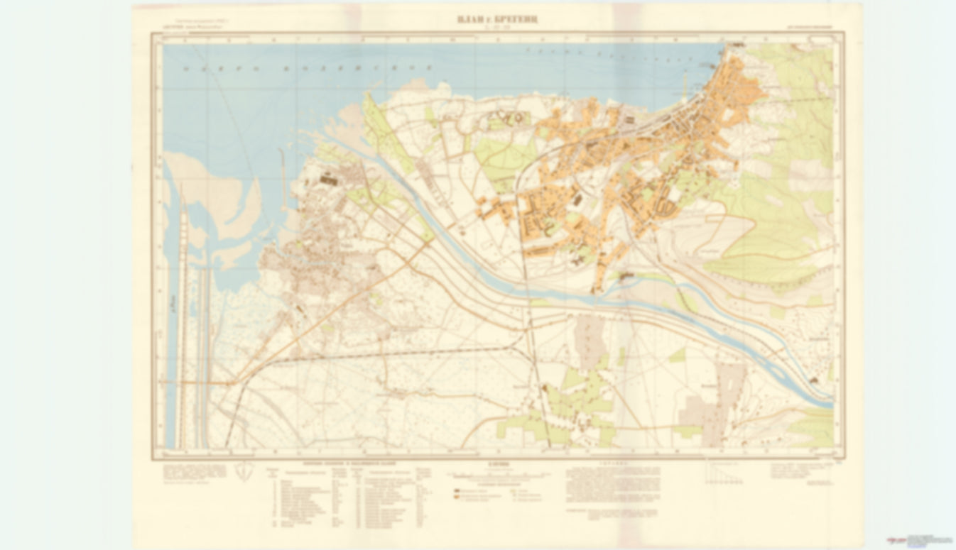 Bregenz (Austria) - Soviet Military City Plans – Longitude Maps
