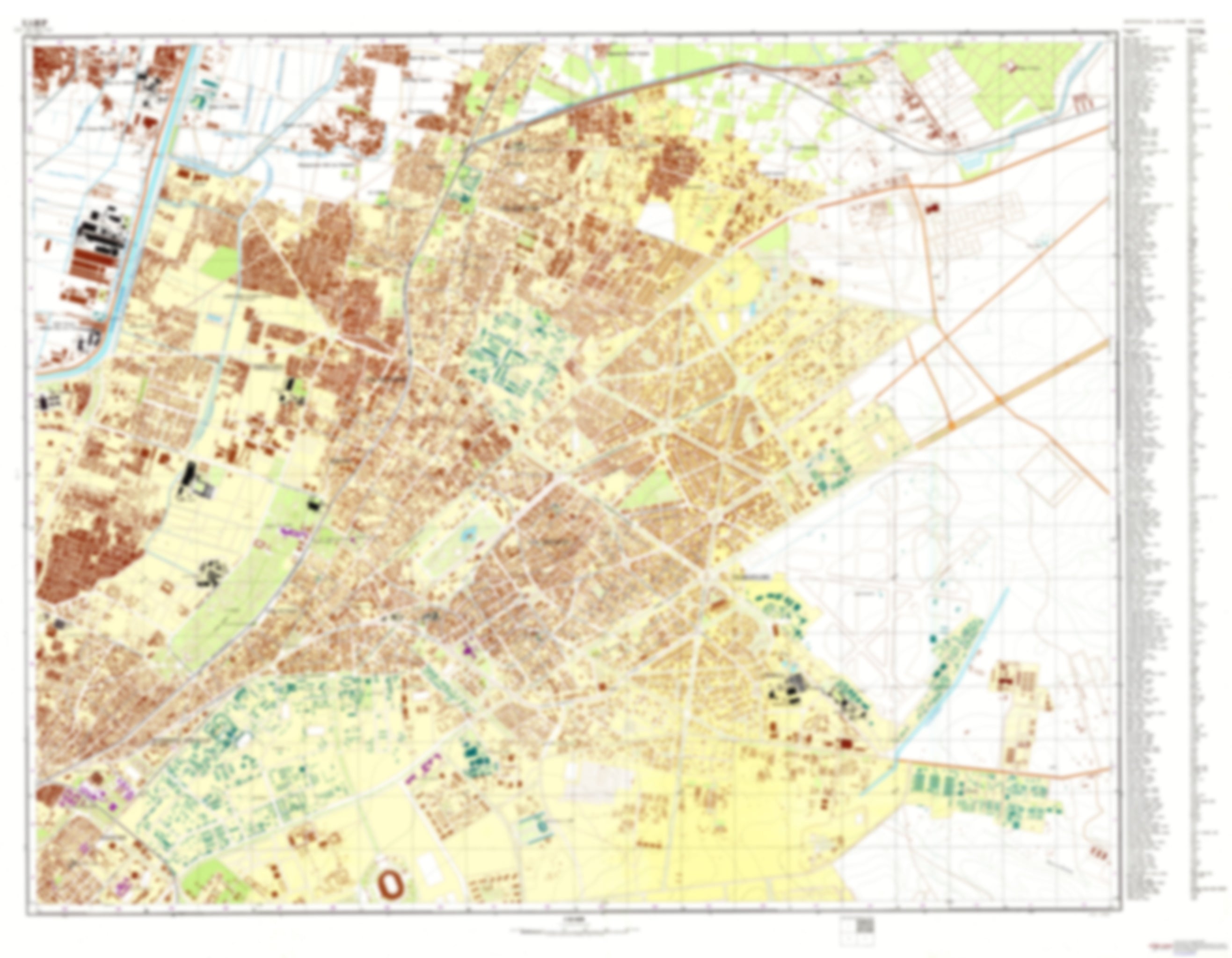 Cairo 2 (Egypt) - Soviet Military City Plans – Longitude Maps
