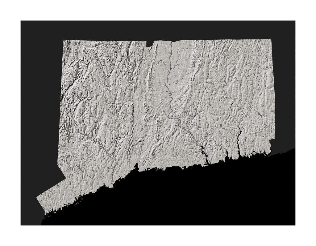 Connecticut Archival Print Map – Longitude Maps