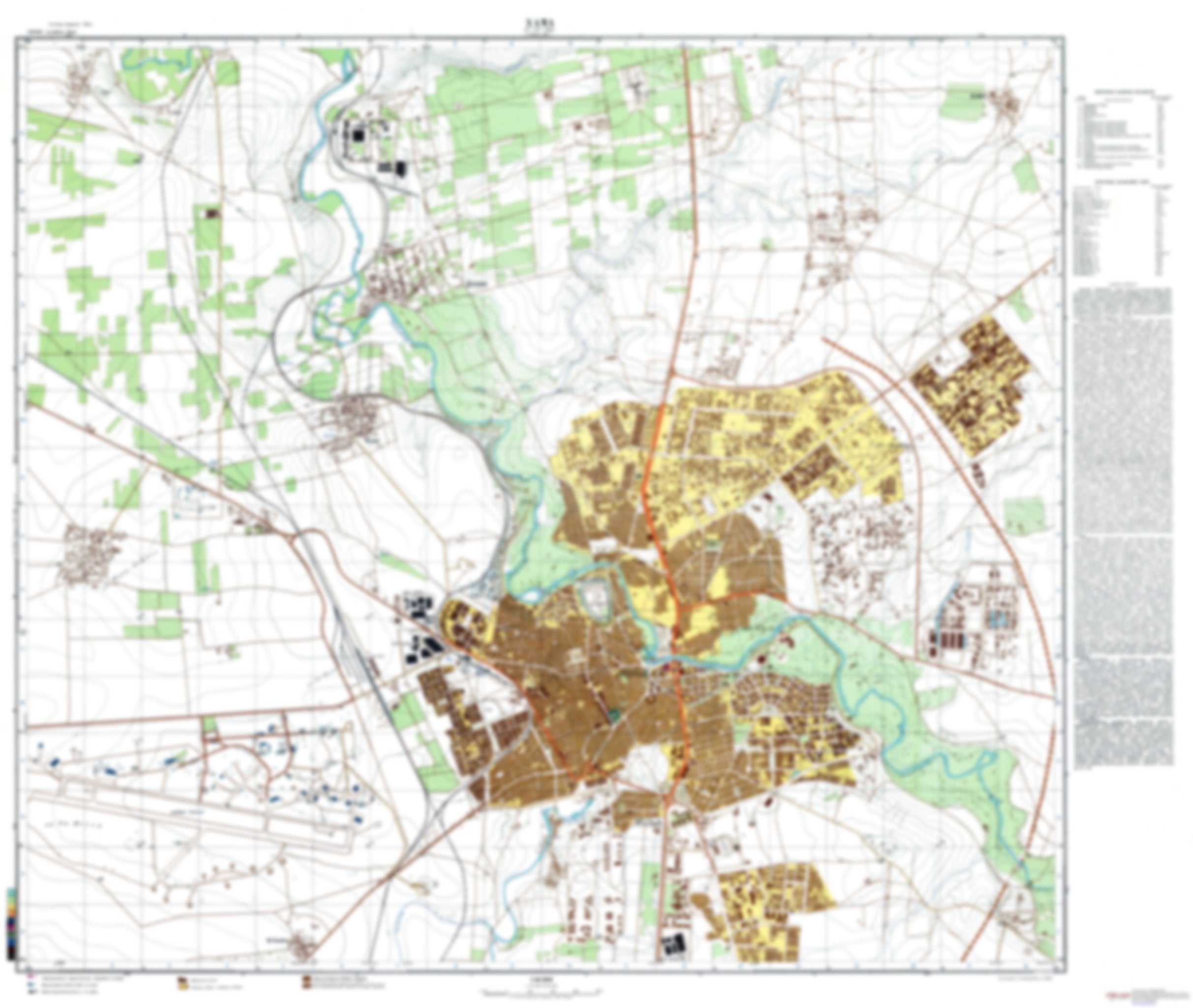 Hama (Syria) - Soviet Military City Plans – Longitude Maps