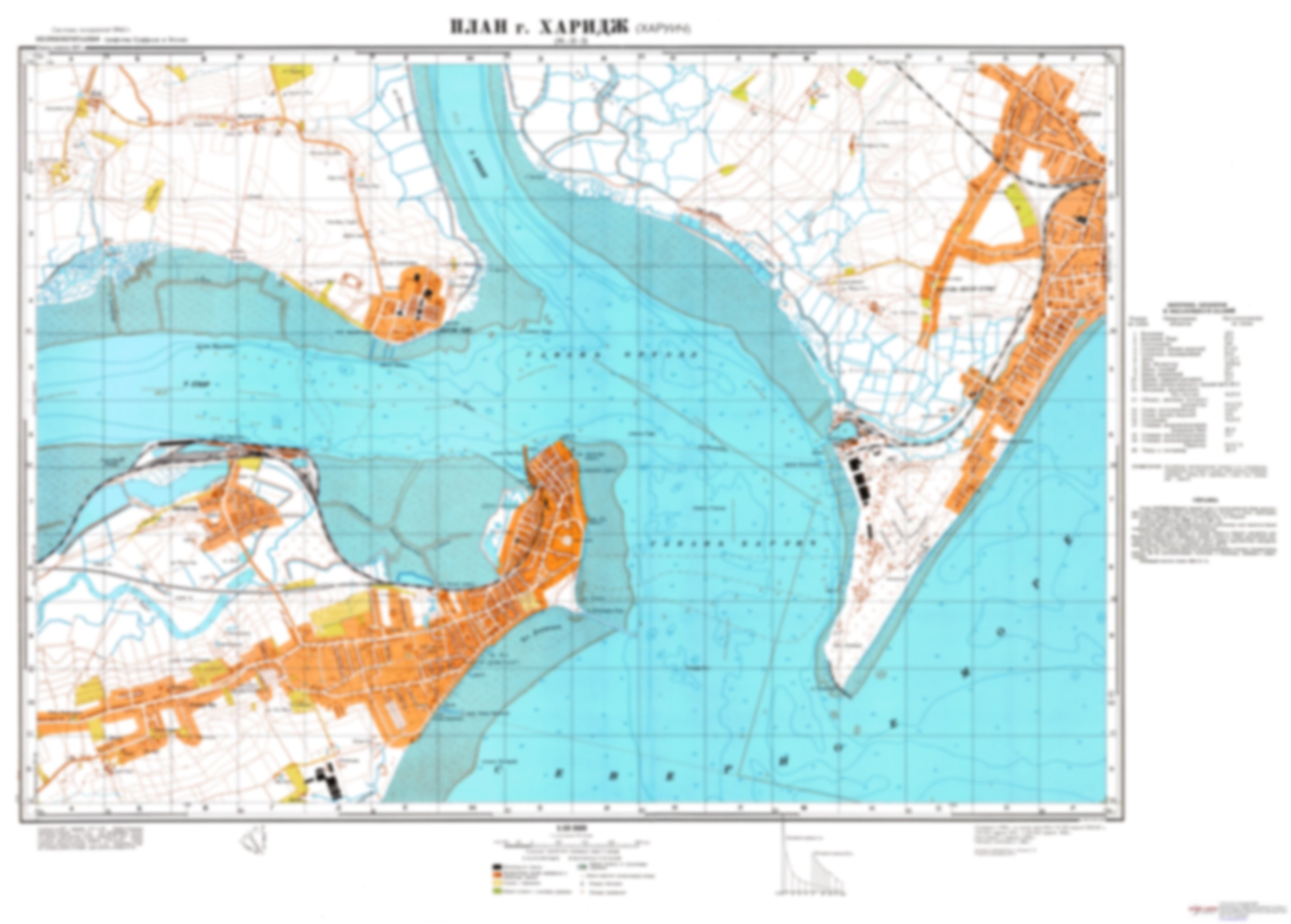 Harwich (UK) - Soviet Military City Plans – Longitude Maps