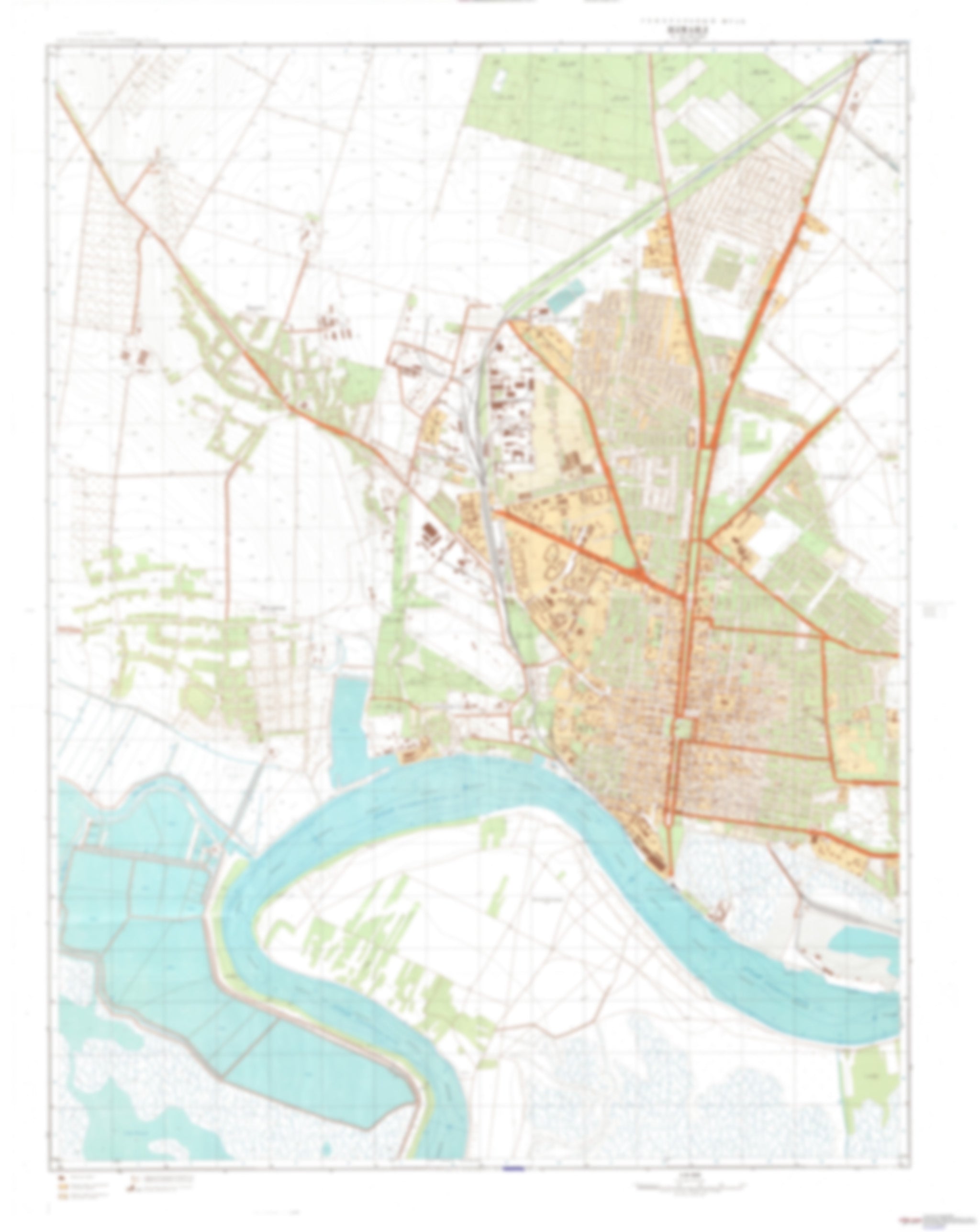 Izmail 1 (Ukraine) - Soviet Military City Plans – Longitude Maps