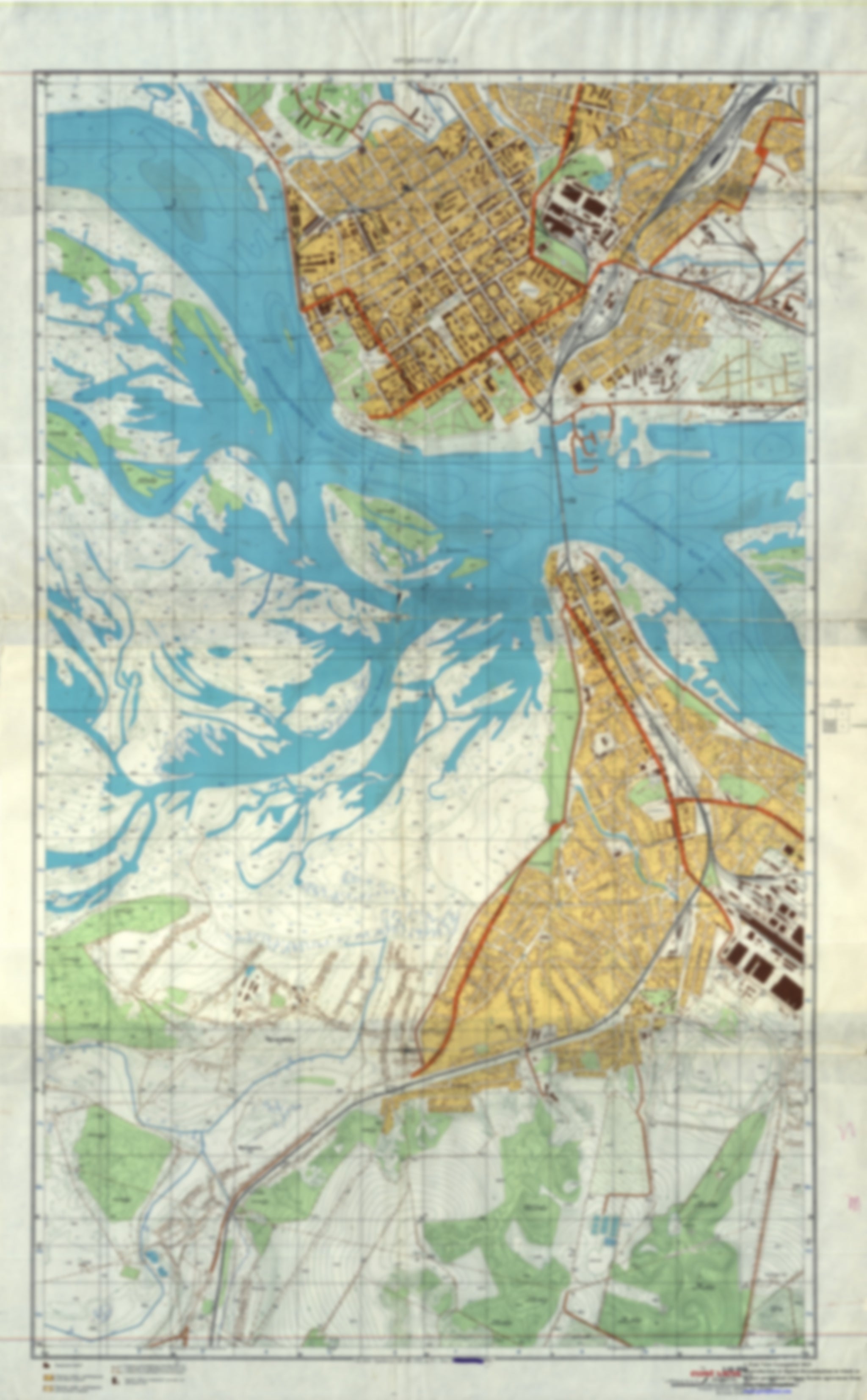 Kremenchug 3 (Ukraine) - Soviet Military City Plans – Longitude Maps