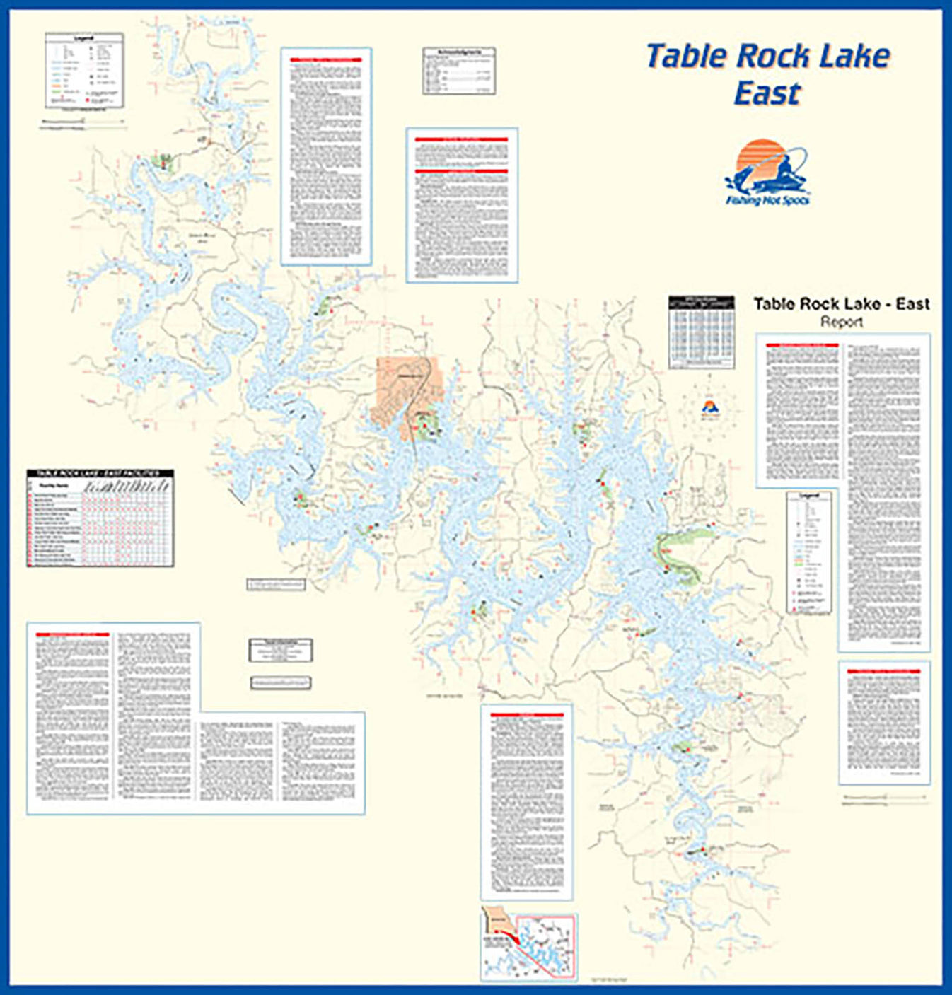 L155 - Table Rock Lake-East (Table Rock Dam to James River) Fishing Wa ...