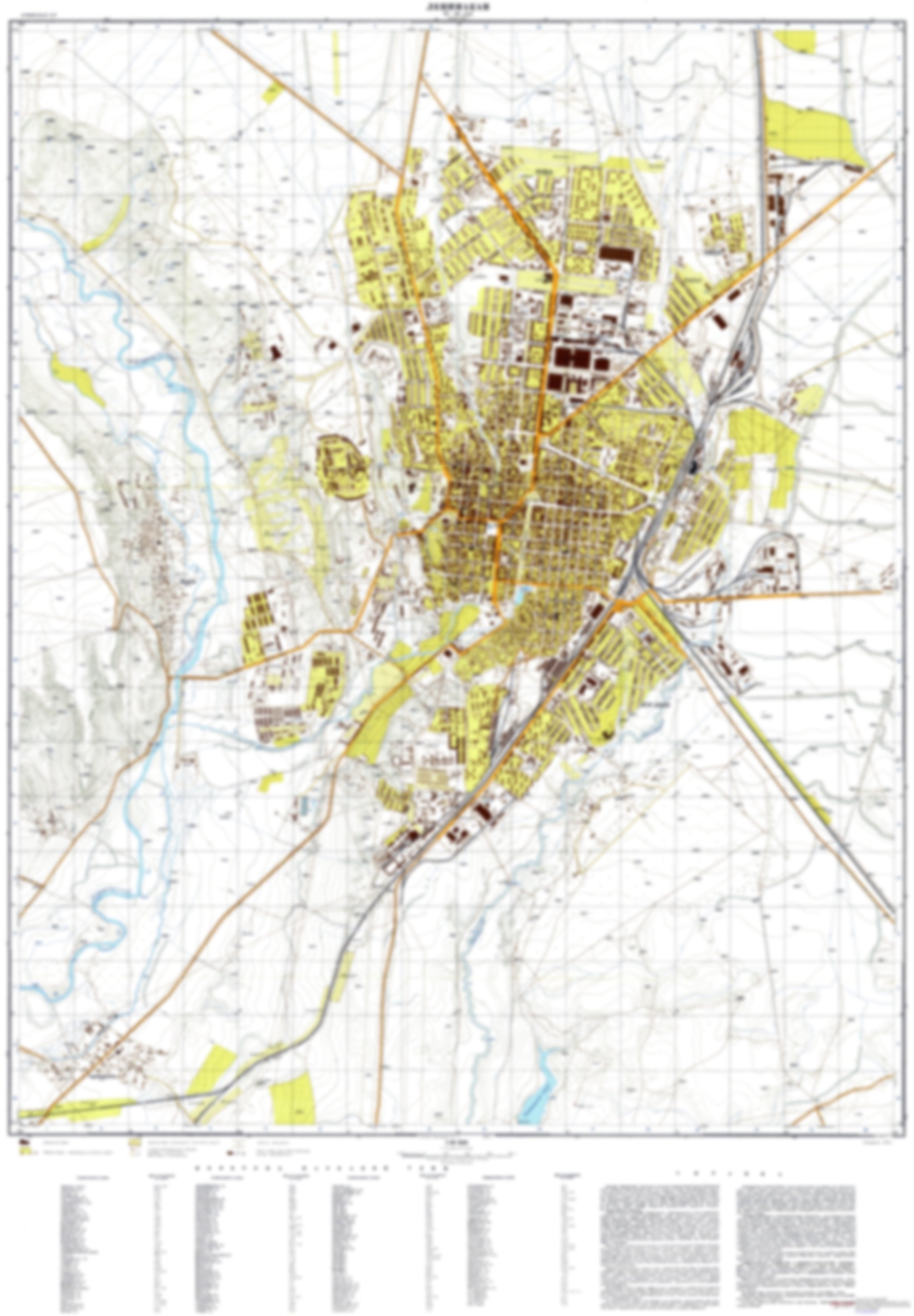 Gyumri / Leninakan (Armenia) - Soviet Military City Plans – Longitude Maps