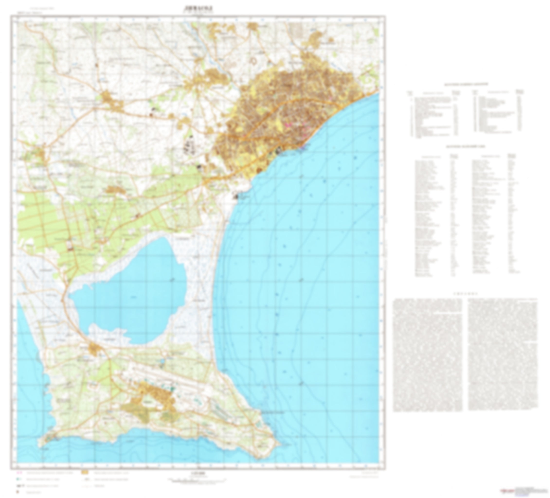 Limassol (Cyprus) - Soviet Military City Plans – Longitude Maps