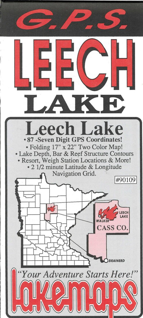 Leech Lake #90109 – Longitude Maps