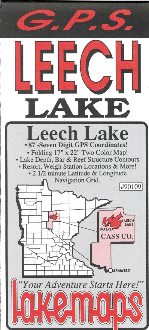 Leech Lake #90109 – Longitude Maps