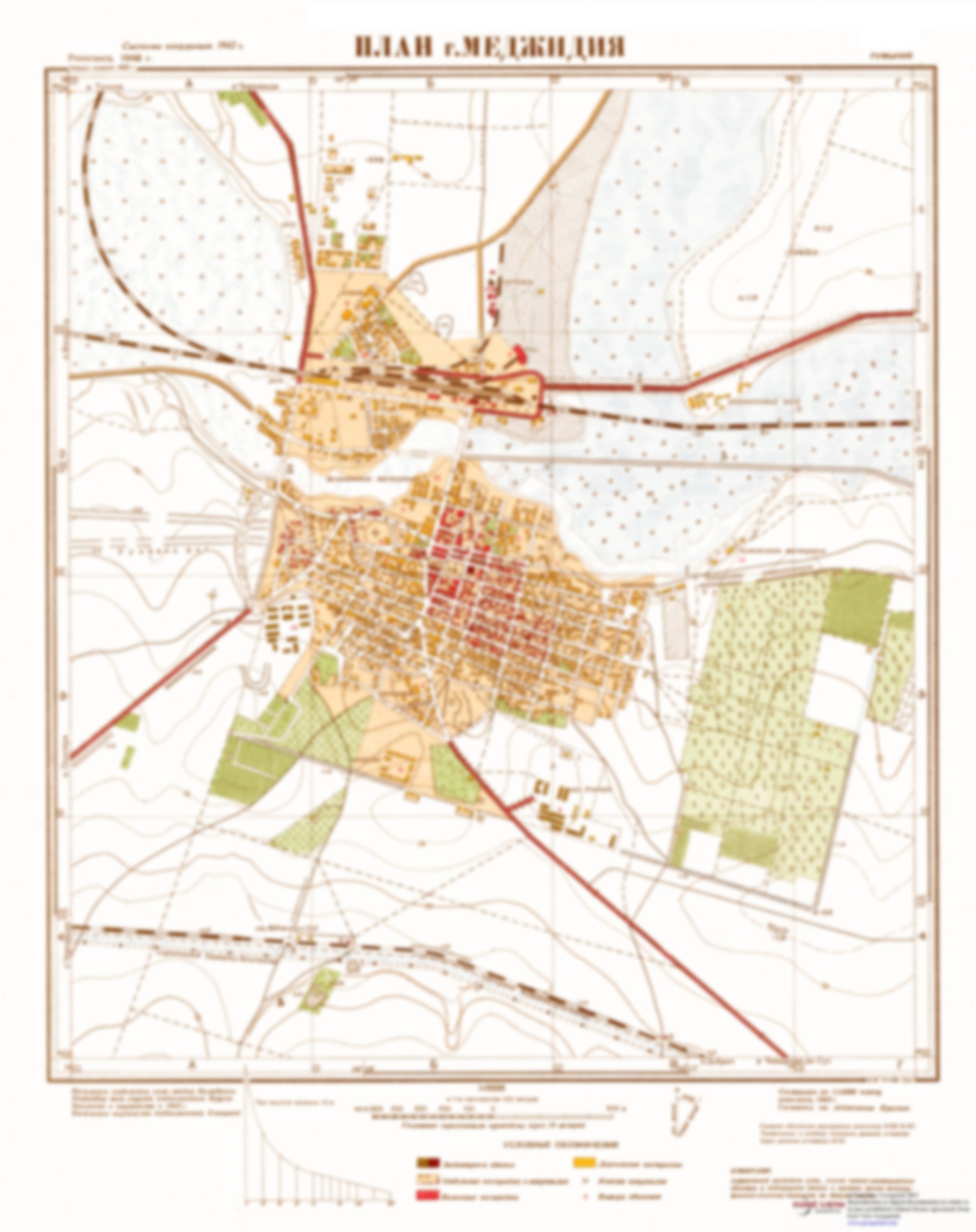 Medgidia (Romania) - Soviet Military City Plans – Longitude Maps