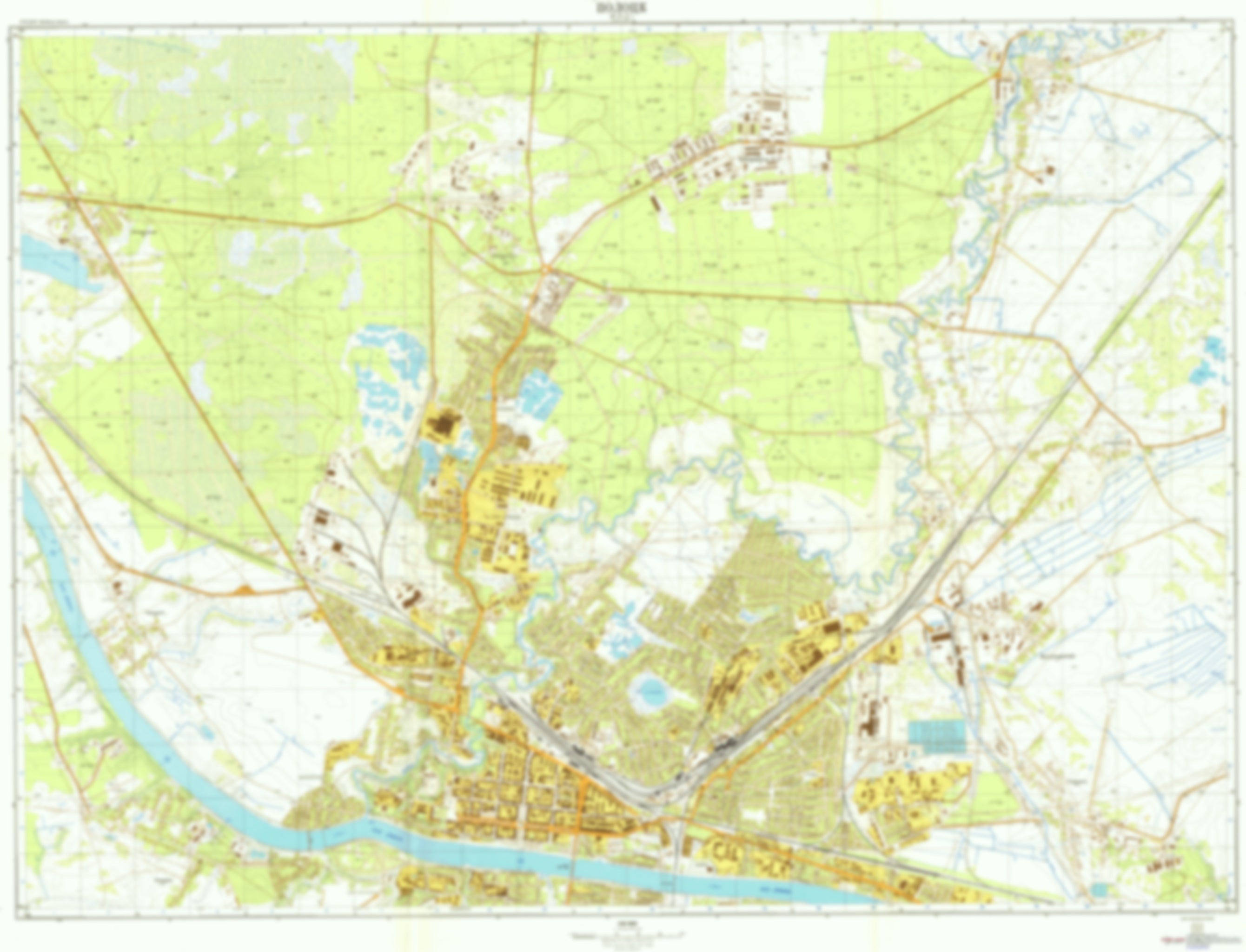 Polotsk 1 (Belarus) - Soviet Military City Plans – Longitude Maps
