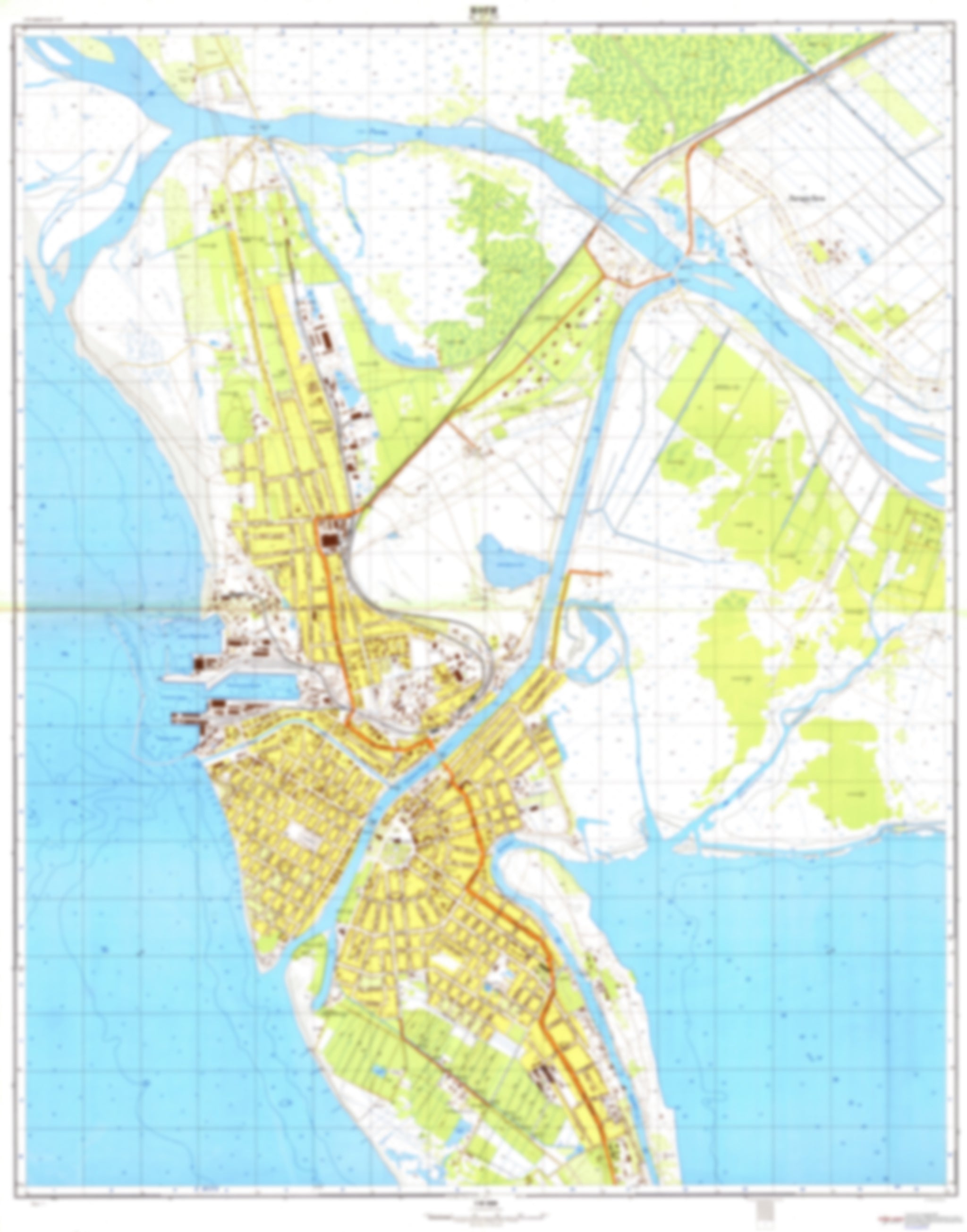 Poti 1 (Georgia) - Soviet Military City Plans – Longitude Maps