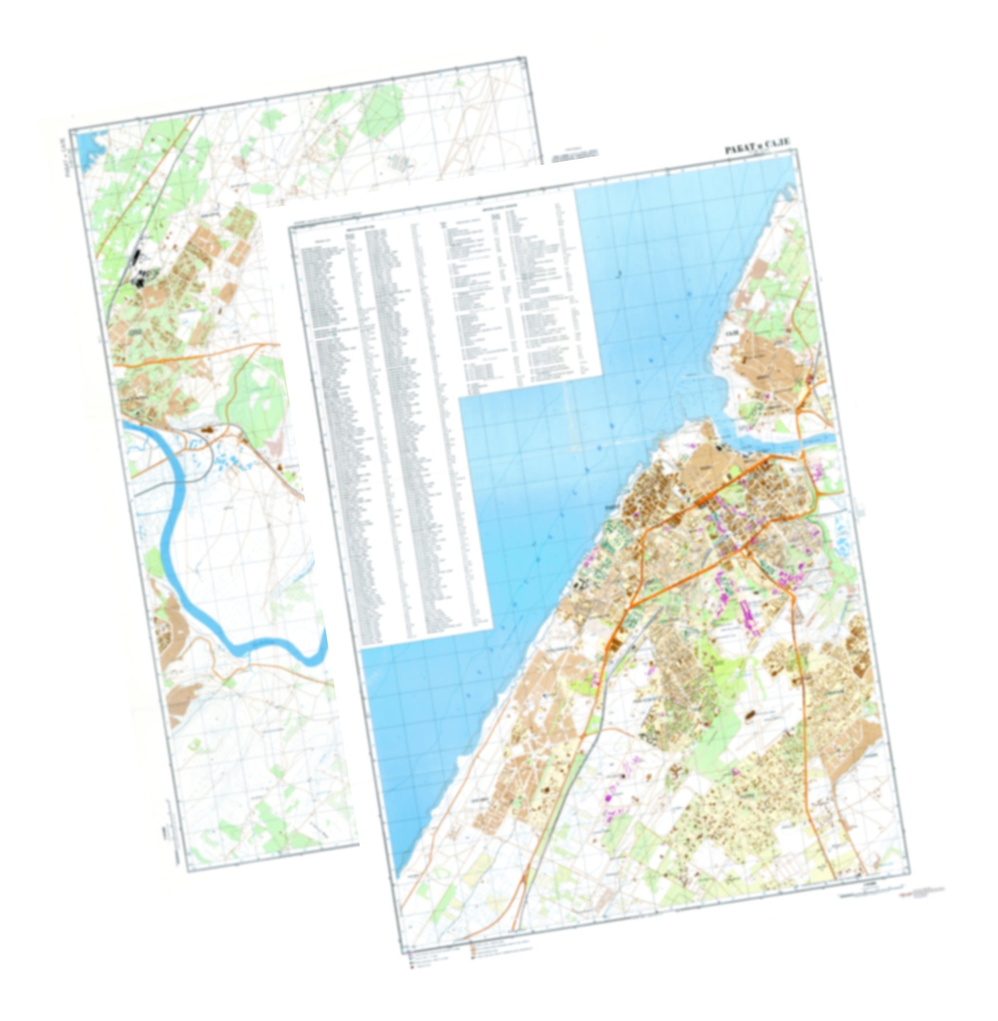 Rabat, Sale (Morocco) 2-Sheet Set - Soviet Military City Plans ...