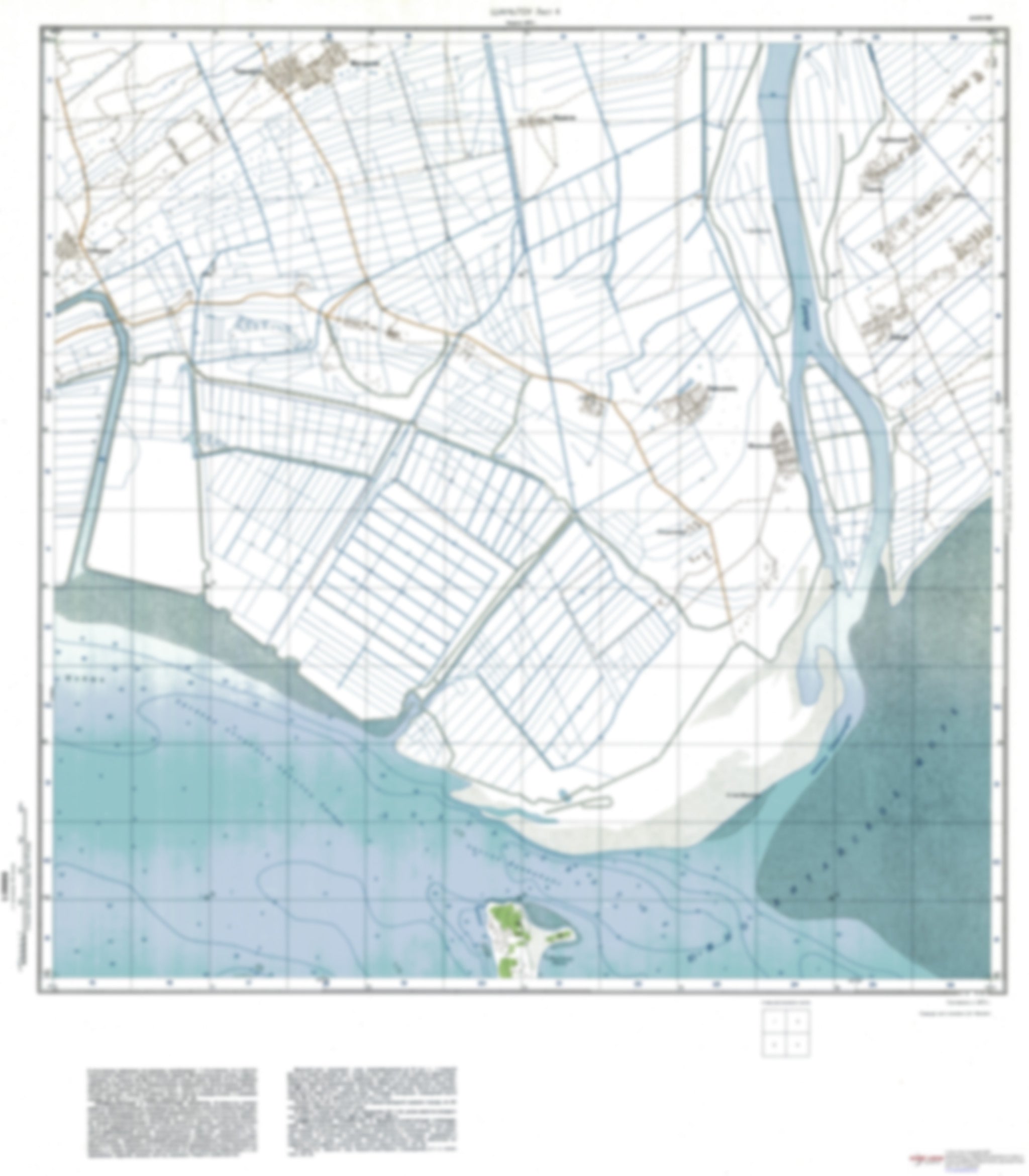 Shantou 4 (China) - Soviet Military City Plans – Longitude Maps
