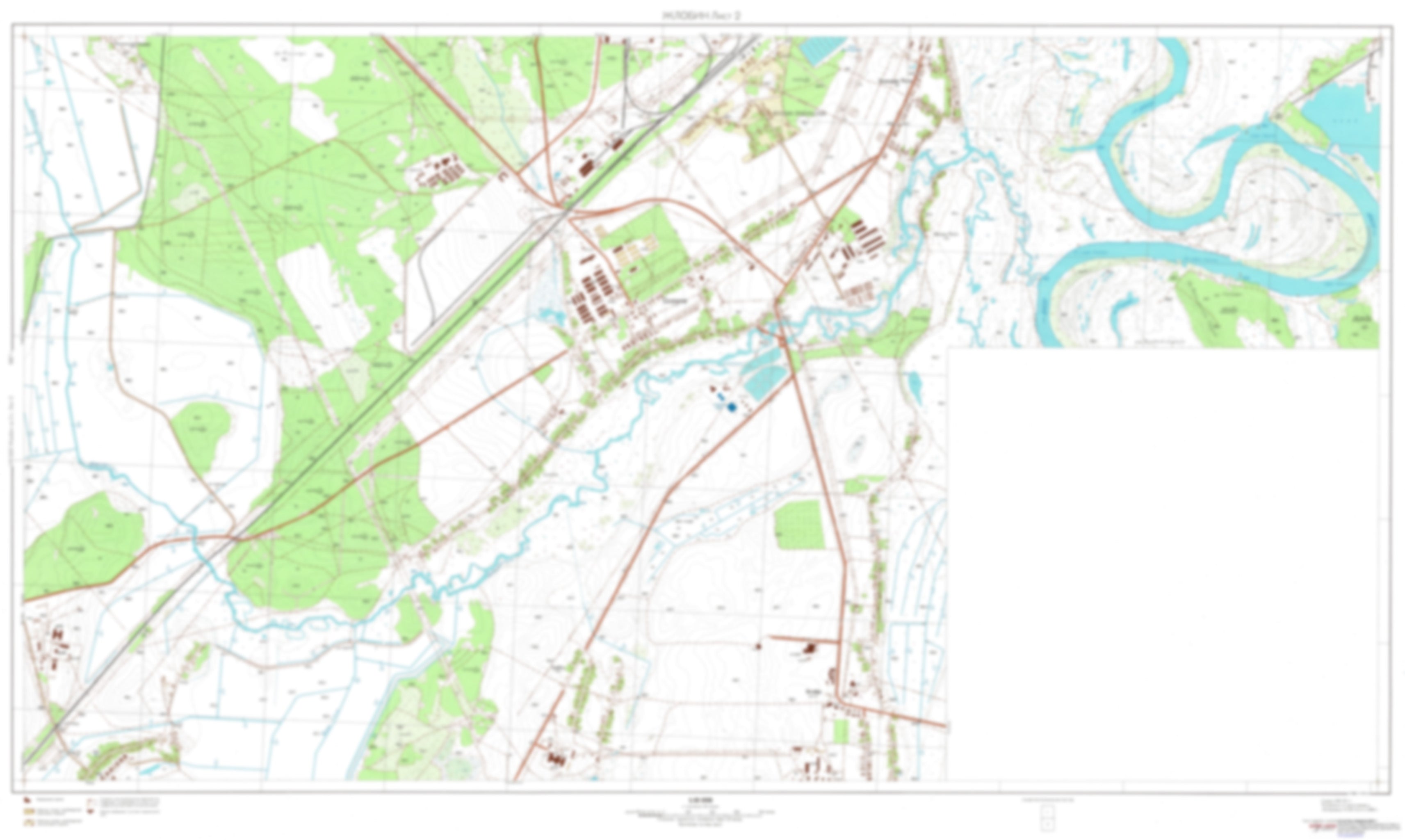 Zlobin 2 (Belarus) - Soviet Military City Plans – Longitude Maps