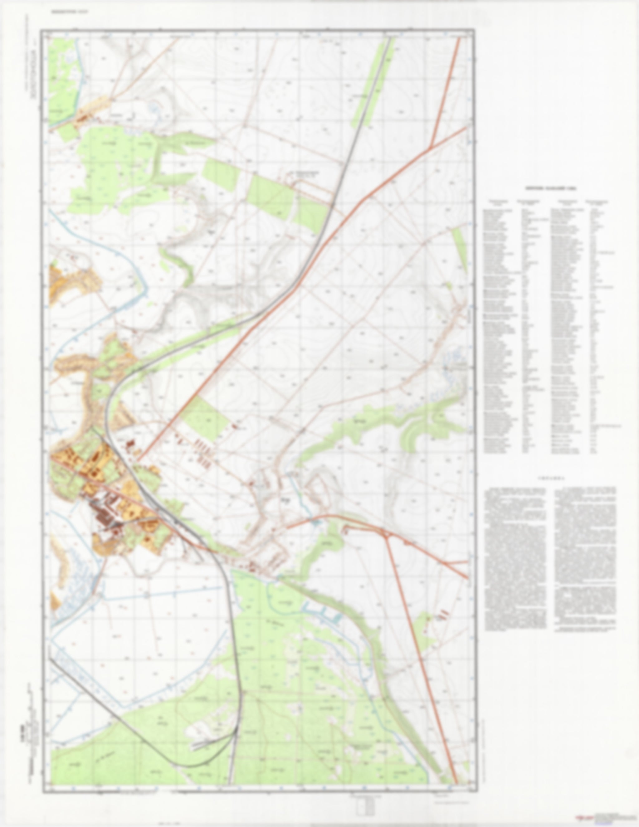 Zolotonosha 2 (Ukraine) - Soviet Military City Plans – Longitude Maps